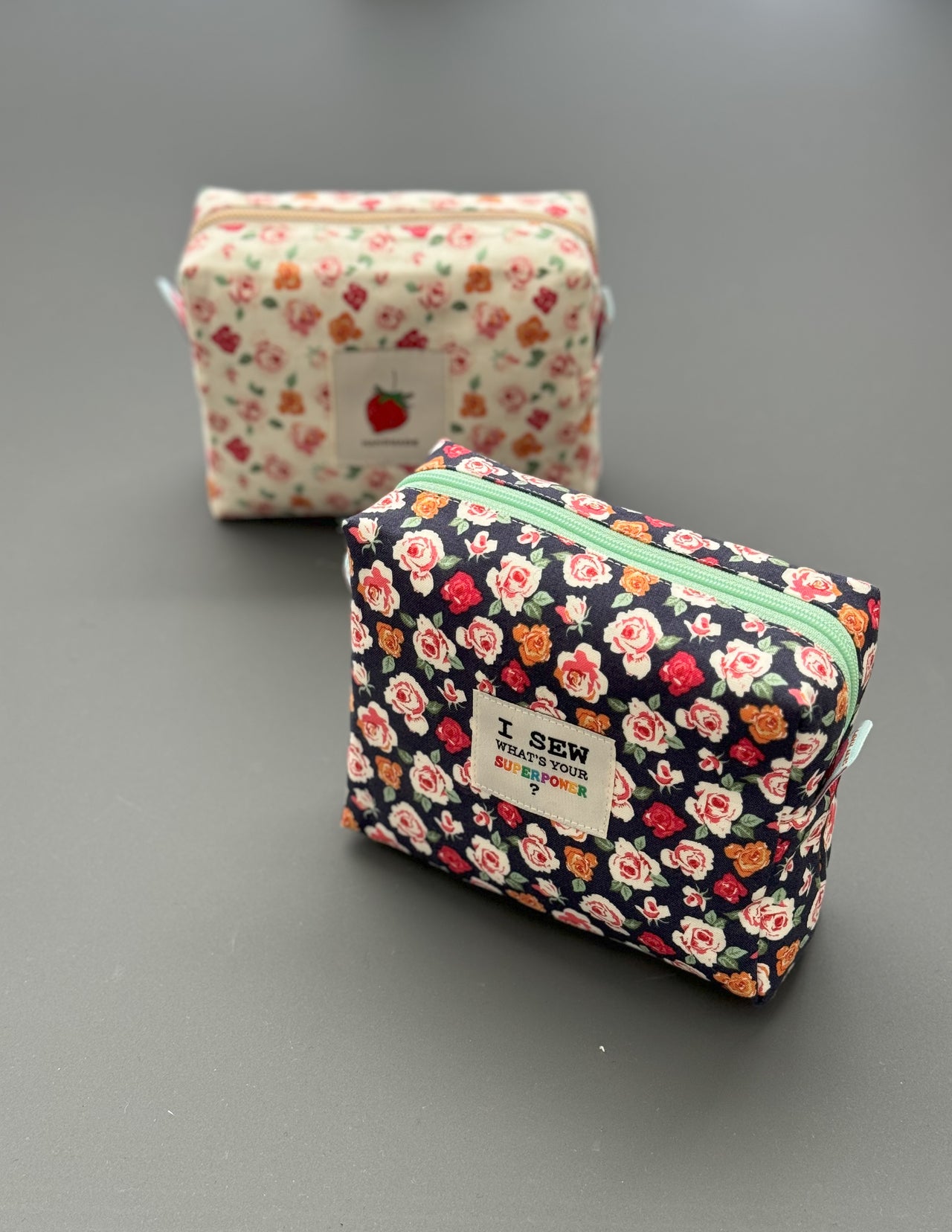 Box Zipper Pouches PDF Pattern – Sewing Illustration