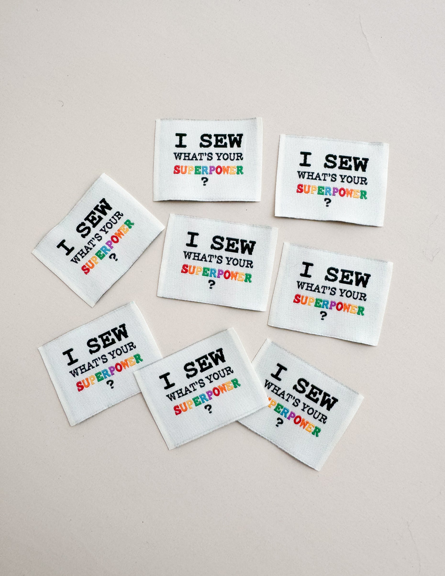 Woven Label – Sewing Illustration