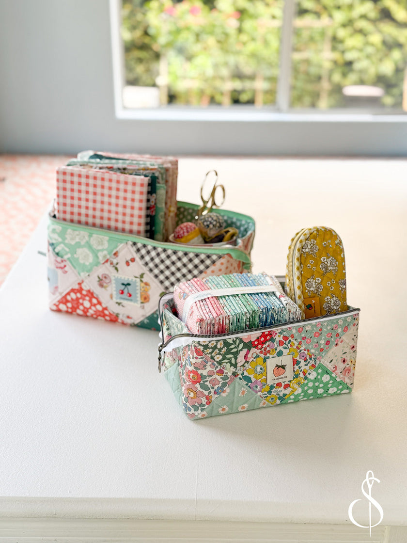 Box It Up Pouch PDF Download Pattern – Sewing Illustration