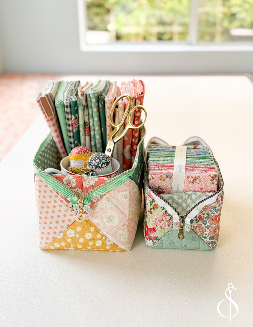 Box It Up Pouch PDF Download Pattern – Sewing Illustration