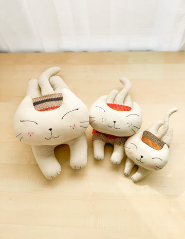 Kitty Cat Trio PDF Download Pattern – Sewing Illustration