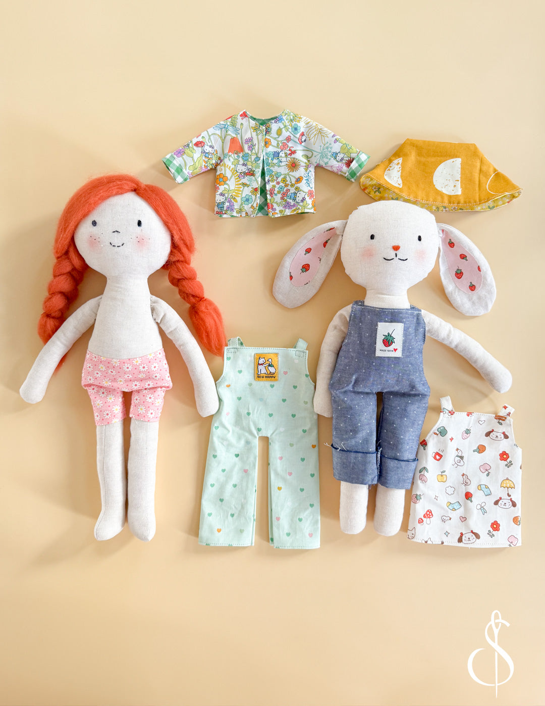 Meadow Friends PDF Download Pattern – Sewing Illustration