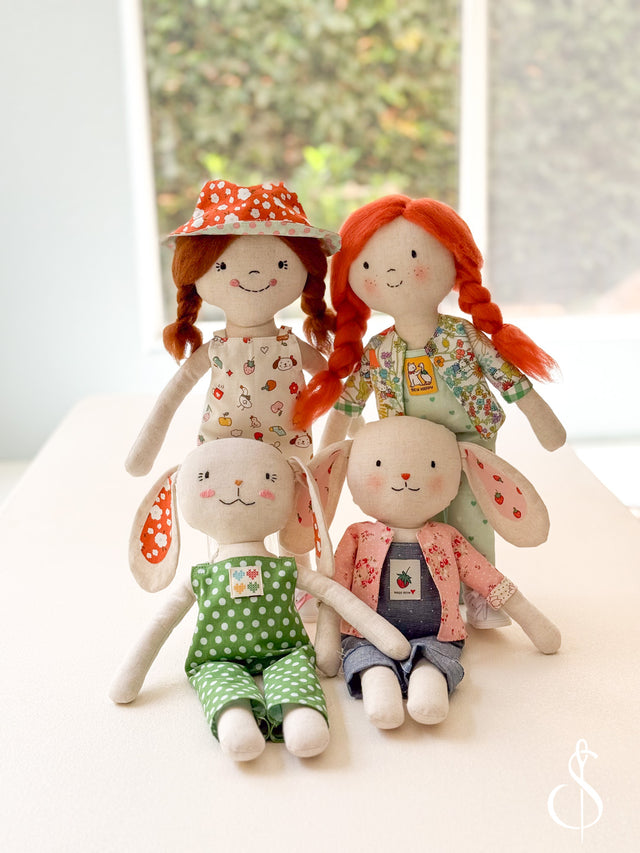 Meadow Friends PDF Download Pattern – Sewing Illustration