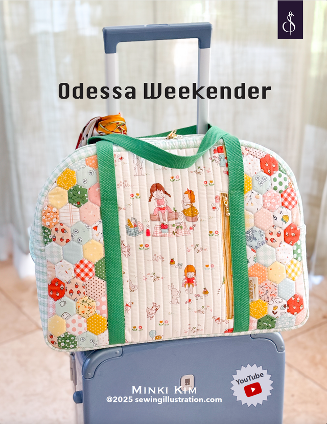 Odessa Weekender PDF Download Pattern – Sewing Illustration