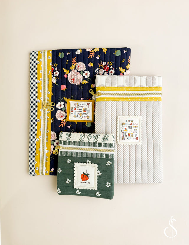 Sew Good Pouches PDF Download Pattern – Sewing Illustration