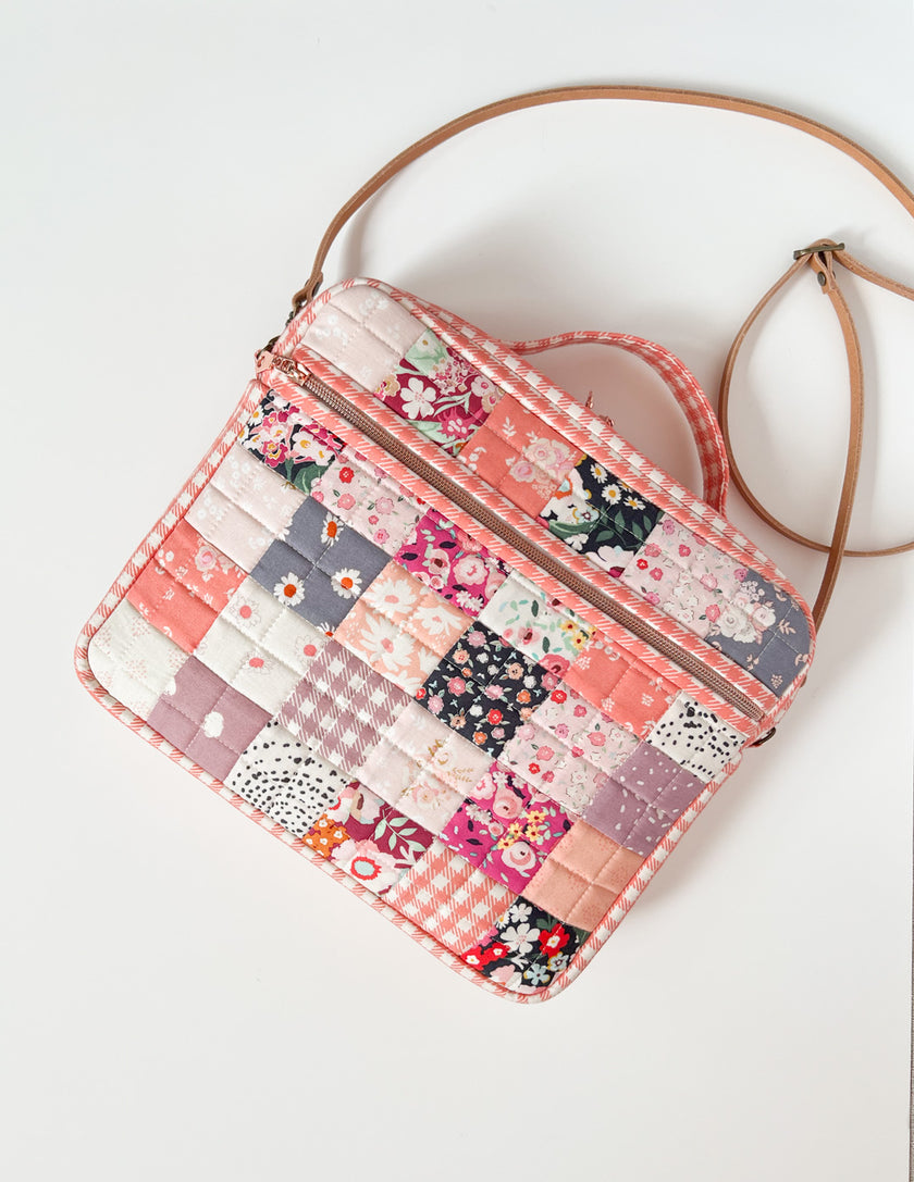 Sun Patch Messenger Bag PDF Download Pattern – Sewing Illustration