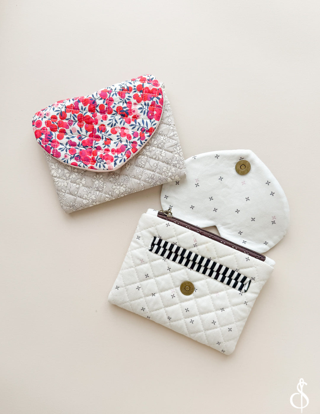 Heart Card Purse PDF Download Pattern – Sewing Illustration