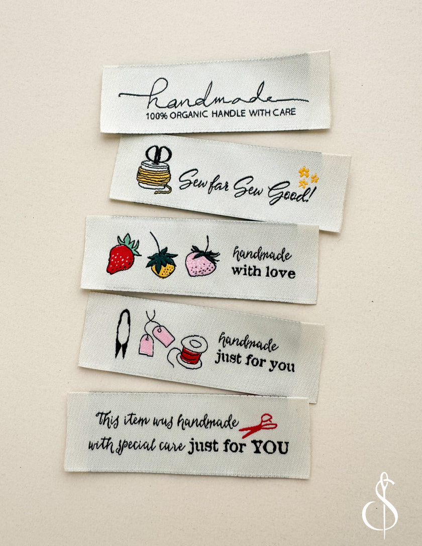 Woven Label – Sewing Illustration