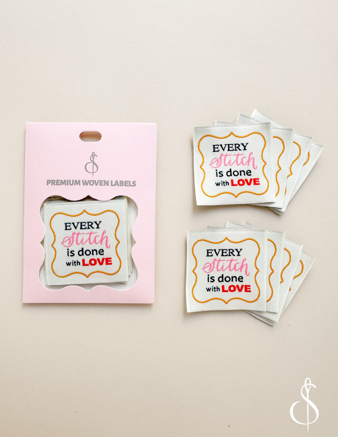 Every Stitch Woven Labels – Sewing Illustration