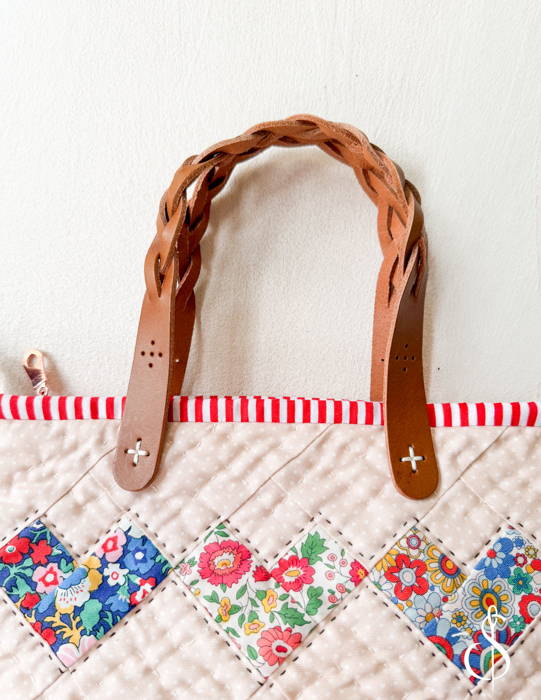 Twisted Leather Bag Handles (Set of 2) – Sewing Illustration