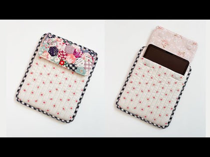 Quilted iPad Case PDF Download Pattern – Sewing Illustration