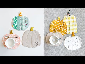 Pumpkin Coasters PDF Download Pattern – Sewing Illustration