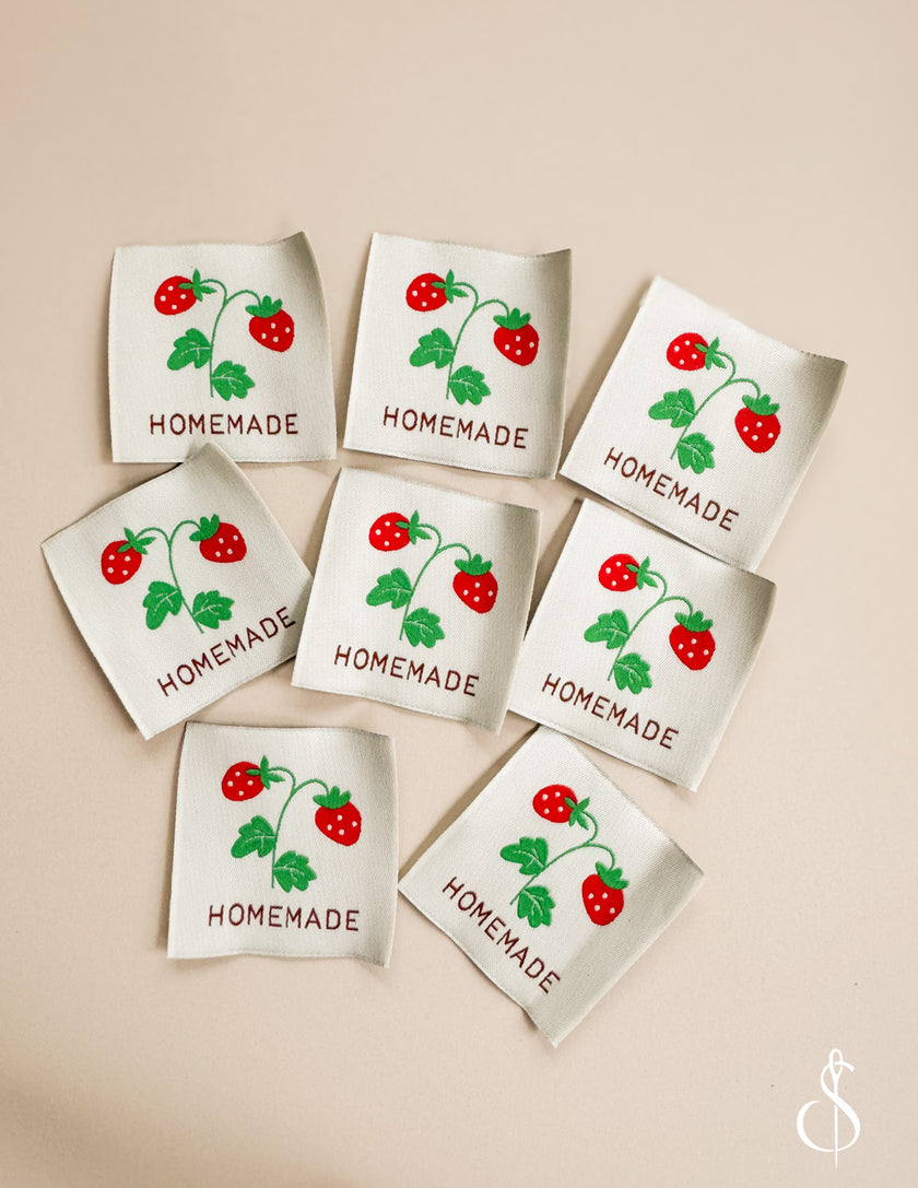 Homemade Woven Labels – Sewing Illustration