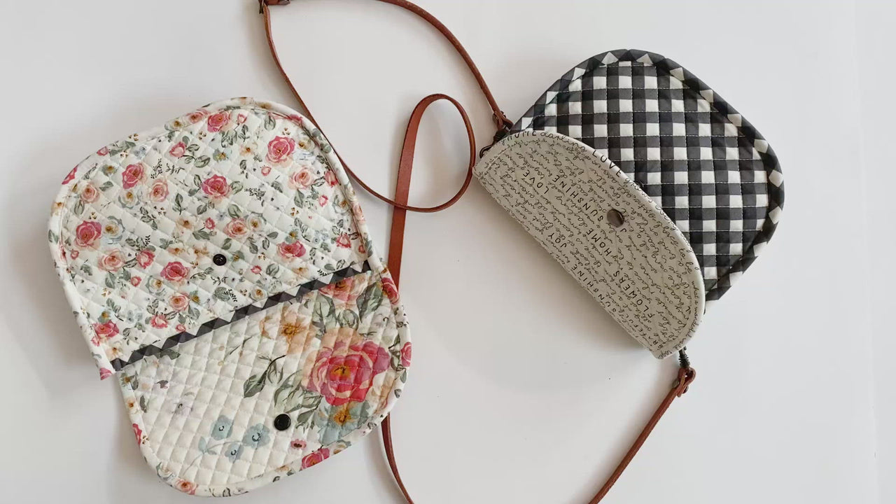 Half Moon Bag PDF Download Pattern – Sewing Illustration