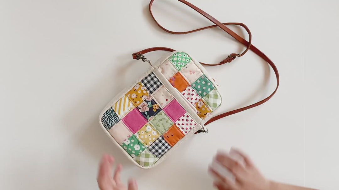 Sun Patch Crossbody Bag PDF Download Pattern – Sewing Illustration