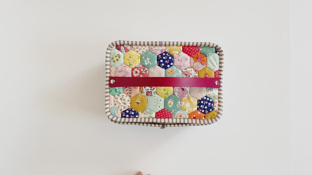 Travel Organizer Bag PDF Download Pattern – Sewing Illustration