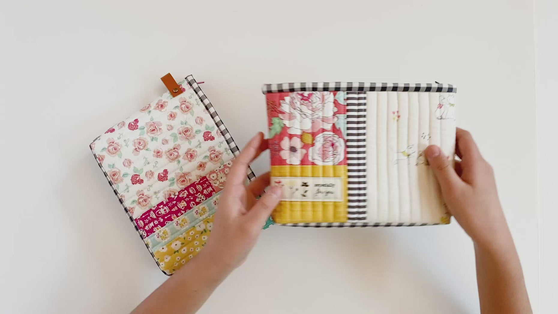 Quilted Zipper Pouch PDF Download Pattern – Sewing Illustration