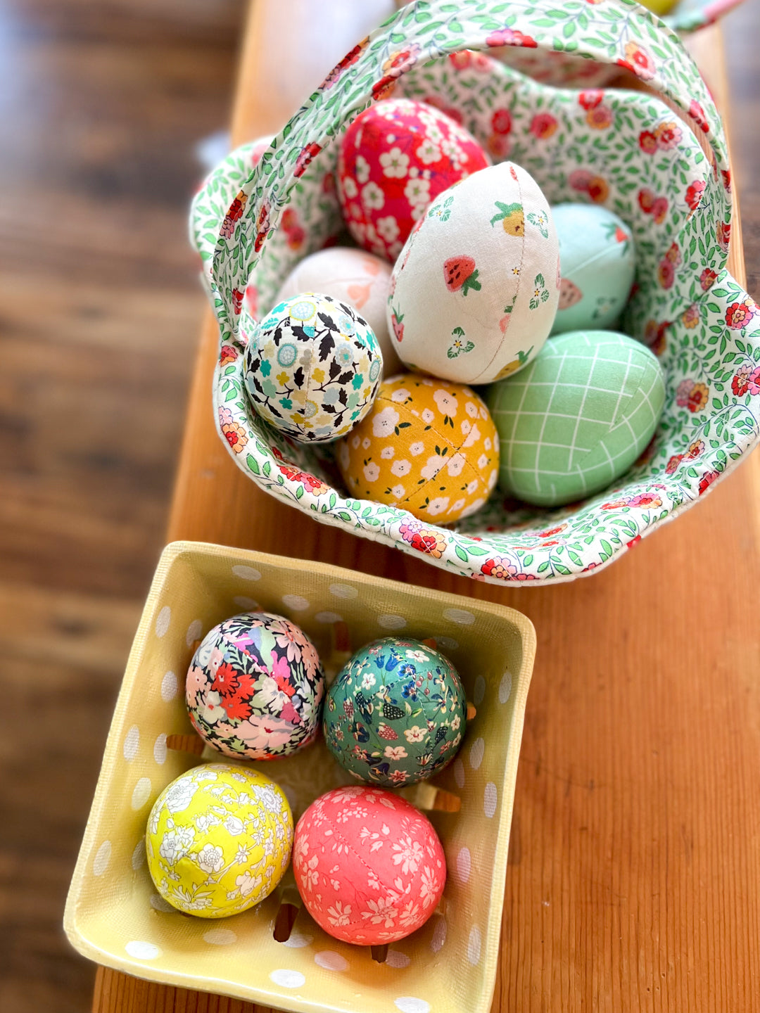 Fabric Easter Eggs PDF Download Pattern – Sewing Illustration