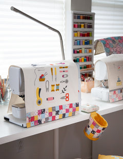I SEW sewing machine cover PDF Download Pattern – Sewing Illustration