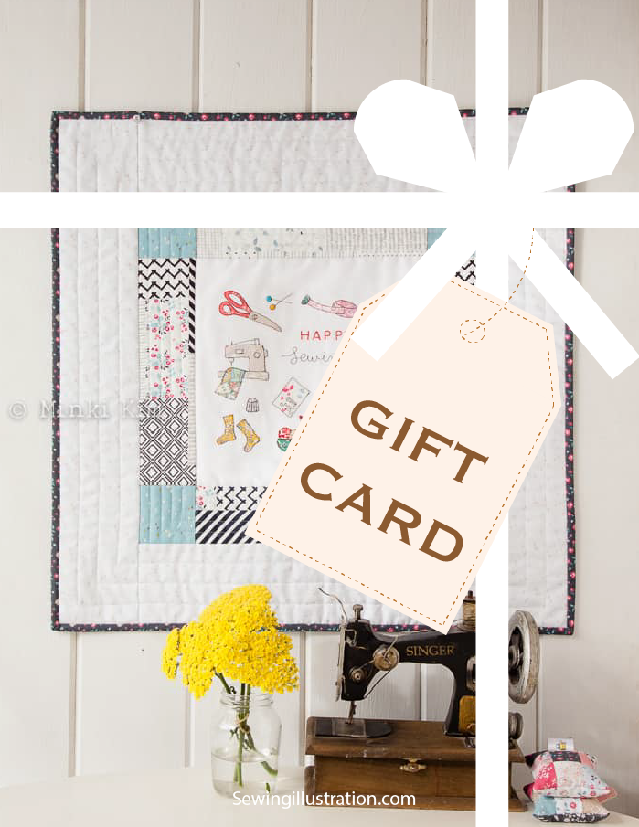 Gift Cards – Sewing Illustration