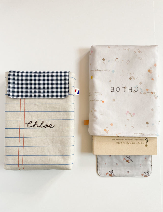 Chloe Book Pouch PDF Download Pattern – Sewing Illustration