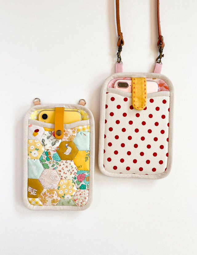 Crossbody Phone Bag PDF Download Pattern – Sewing Illustration