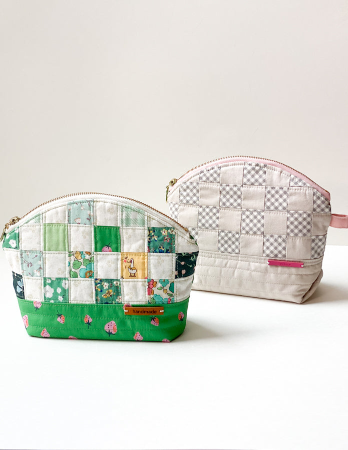 Curved Patch Pouches PDF Download Pattern – Sewing Illustration