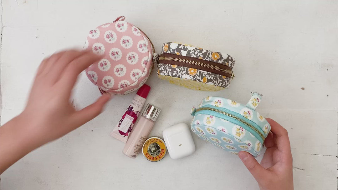 Mini Round Purse PDF Download Pattern – Sewing Illustration