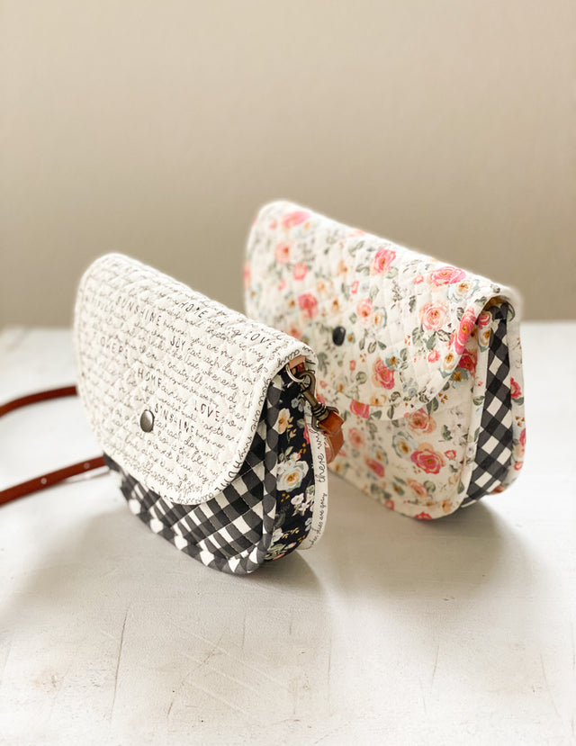 Half Moon Bag PDF Download Pattern – Sewing Illustration