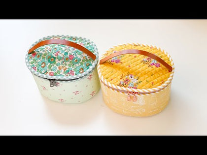 Oval Sewing Case PDF Download Pattern – Sewing Illustration