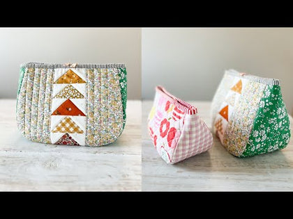 Half Moon Zip Pouch PDF Download Pattern – Sewing Illustration