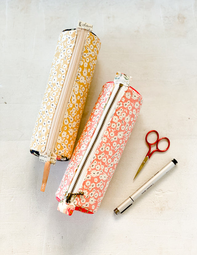 Tube Pencil Case PDF Download Pattern – Sewing Illustration